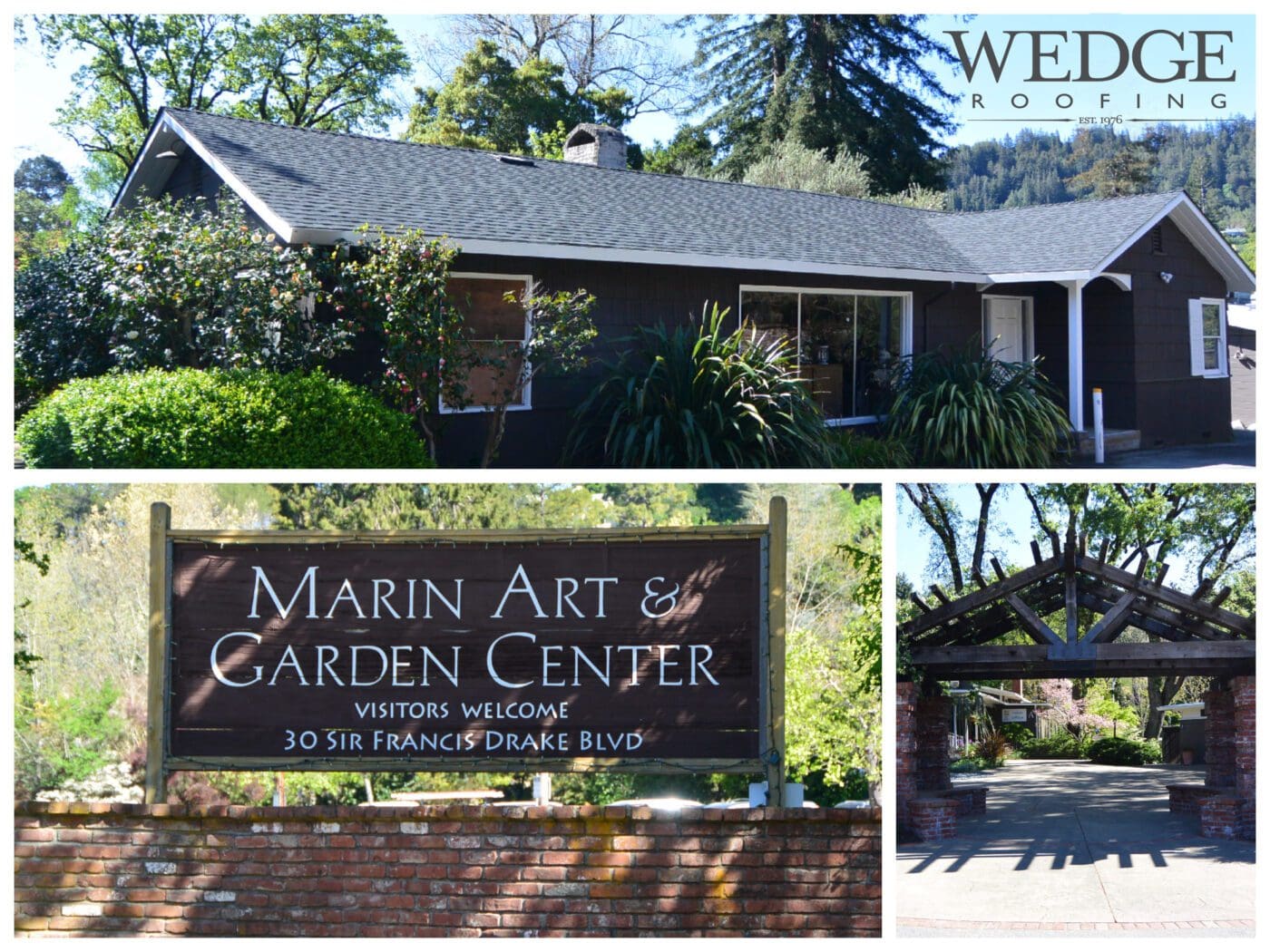 Marin Art and Garden 1 | Wedge Roofing