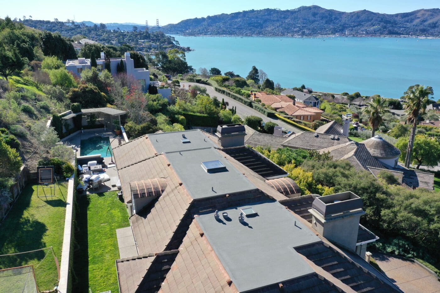 Tiburon Foam Roof 3 | Wedge Roofing