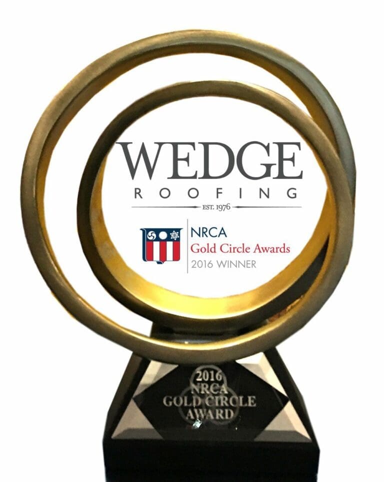 National Best Spray Foam Roofing Award for Wedge Roofing